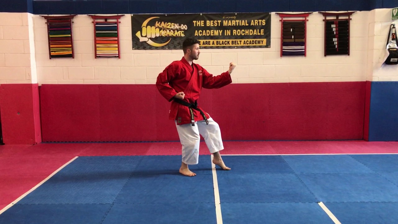 Karate Kihon and Pinan Godan for purple belts - YouTube