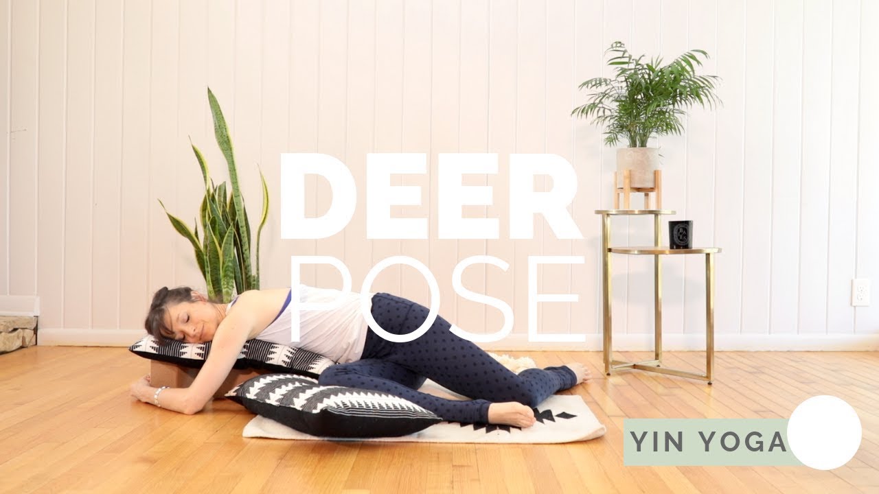 DEER POSE... for Hips and Spine - YouTube