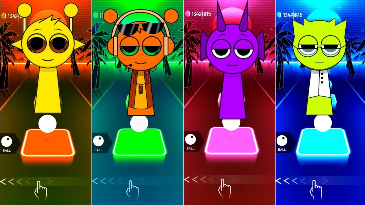 Sprunki Reddy 🆚 Sprunki Sky 🆚 Sprunki Pinki 🆚 Sprunki Incredibox Music ...