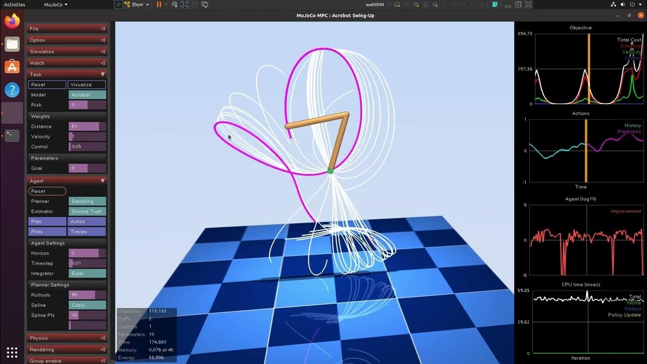 Spring 2024 ESE 6500 HW4 Mujoco Simulation - YouTube