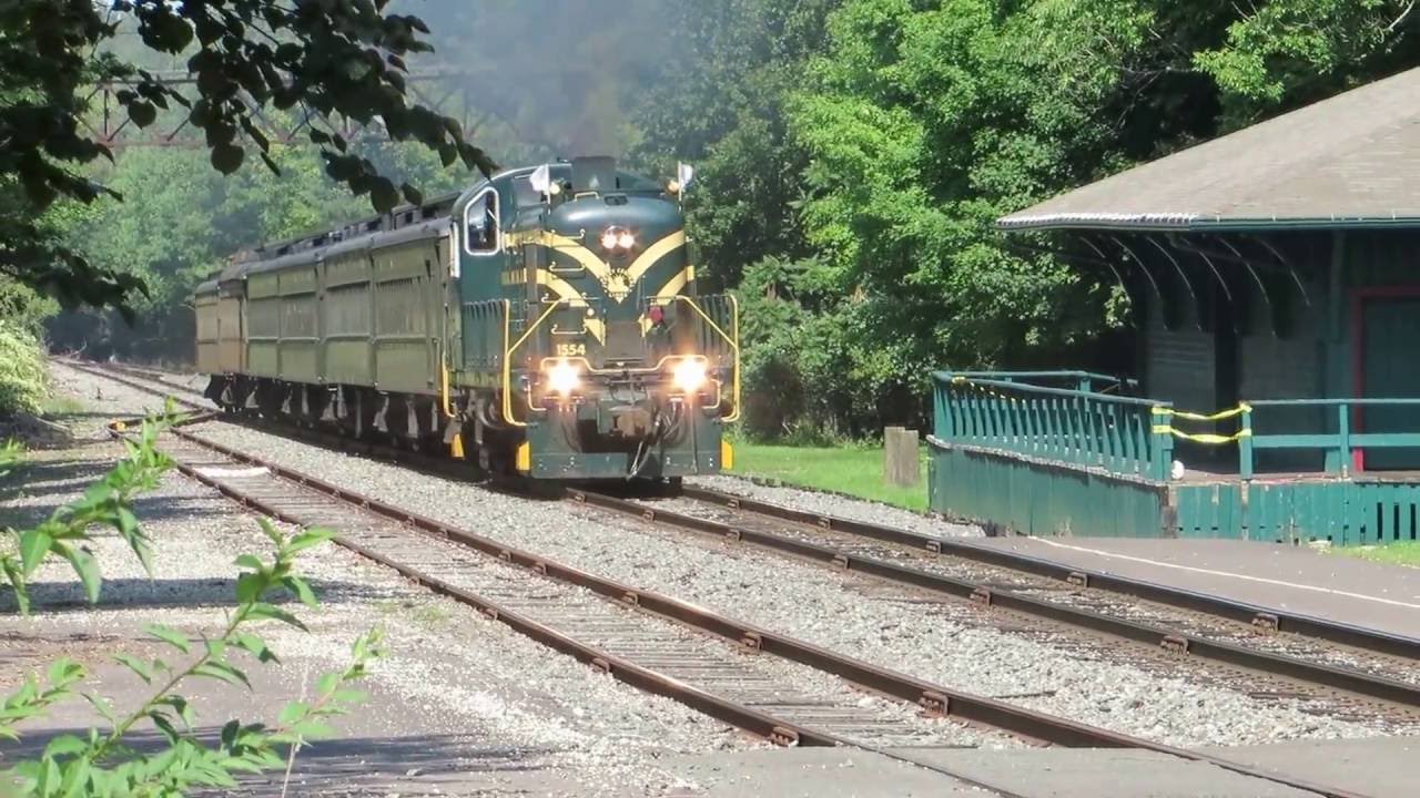 Steamtown Scranton PA Train Ride To Moscow PA Video 2 - YouTube