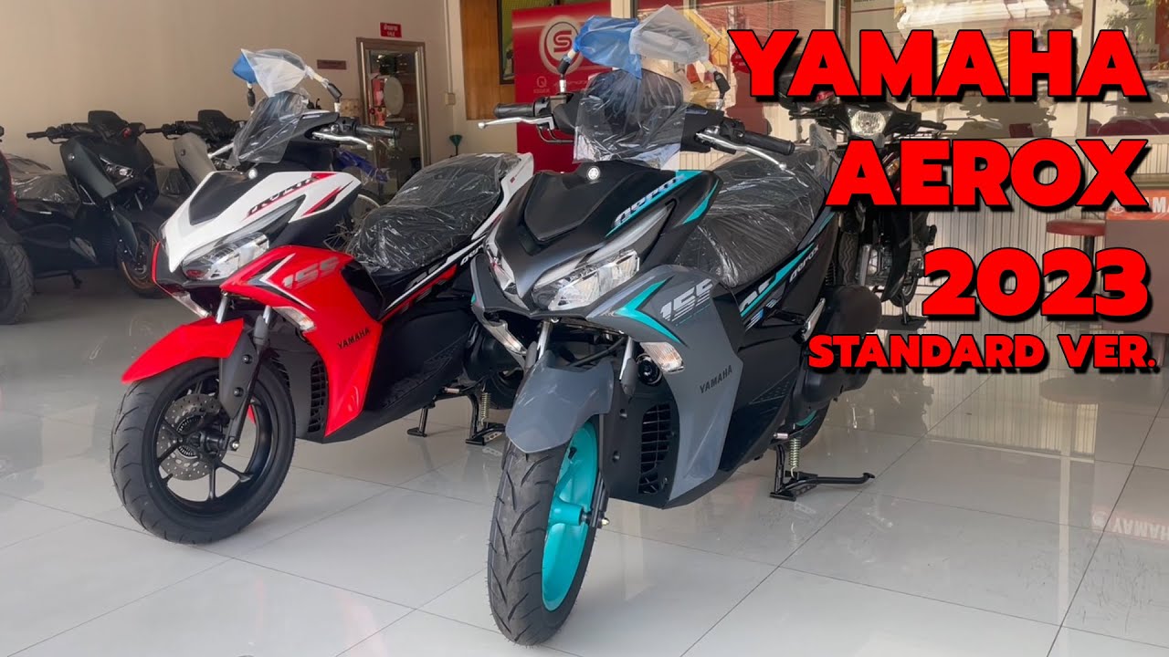 รีวิว New Yamaha Aerox 2023 standard ver. จัดจ้านทุกสีสัน บิดมันส์เร้า ...