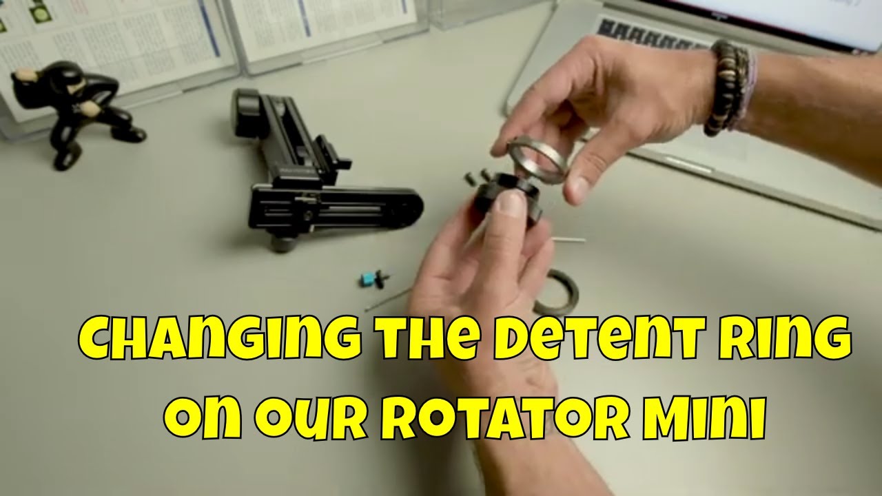 How to Change the Detent Ring on the Rotator Mini - YouTube