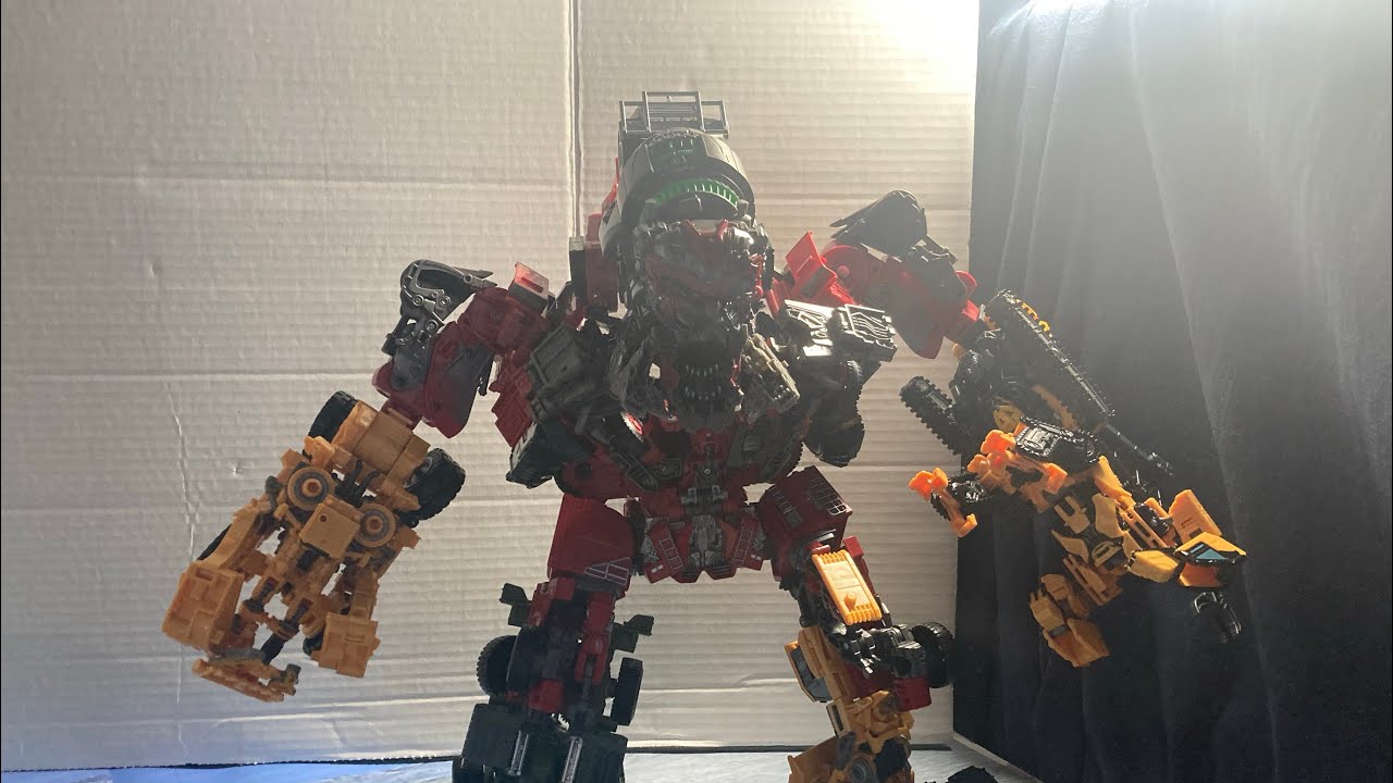 Transformers Devastator Scene Recreated in Stop Motion!!!! - YouTube