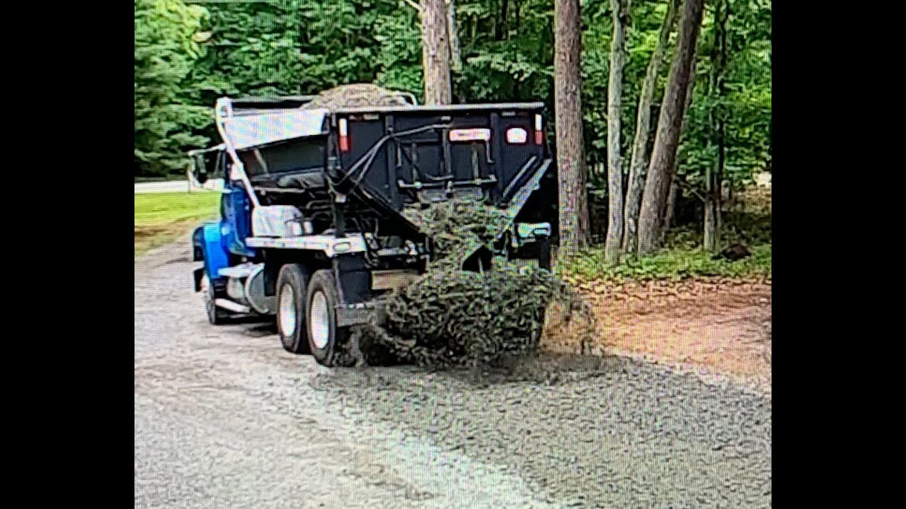 Stump Grinding Driveway repair - YouTube
