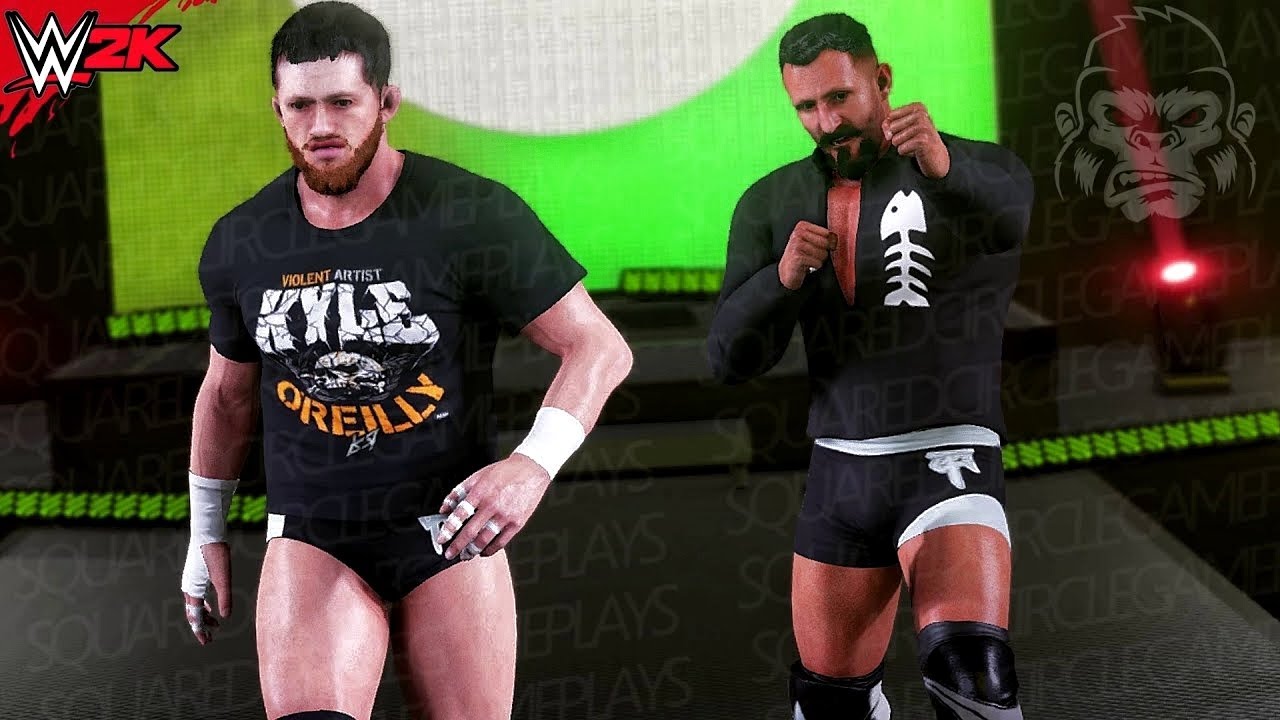 reDRagon Kyle O'Reilly & Bobby Fish AEW 2022 Entrance | WWE 2K19 PC ...