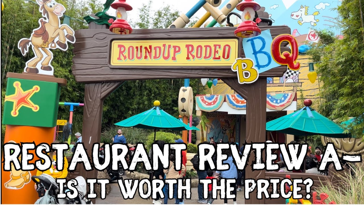 Disney's Woody’s Roundup Rodeo BBQ: (A-) Full Restaurant Review - YouTube