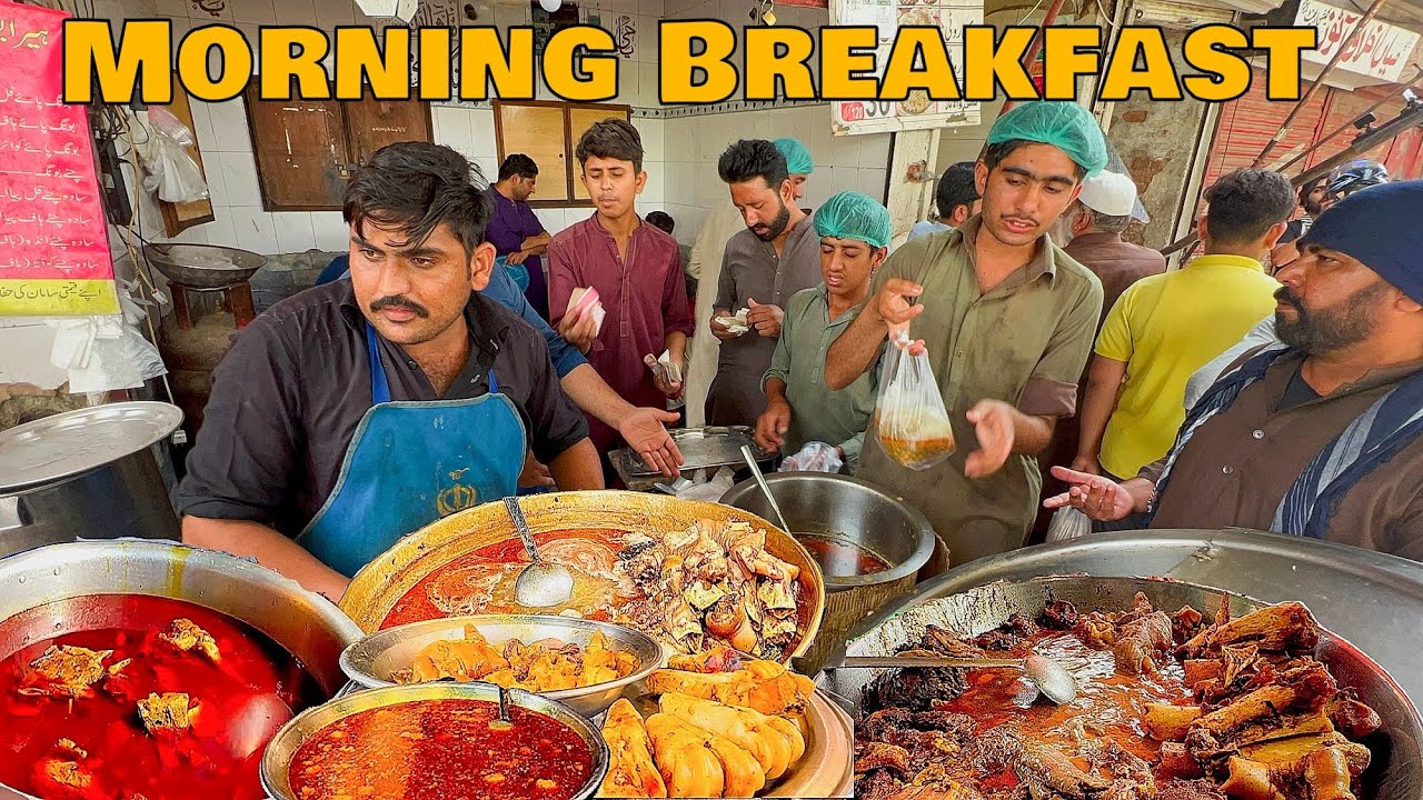 70 YEARS OLD SIRI PAYE BREAKFAST 😱 Heera Bong Paye | ULTIMATE PAKISTANI ...