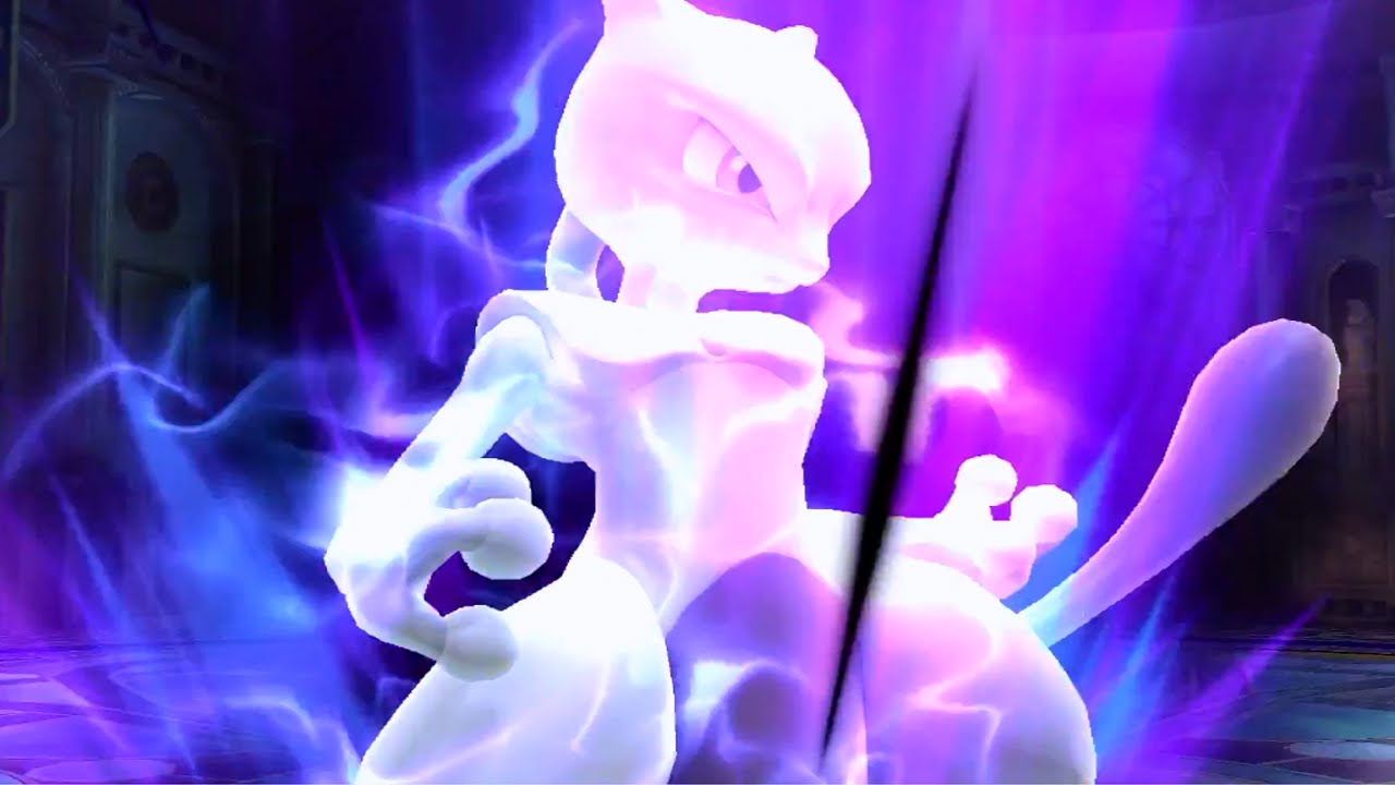 Super Smash Bros 4 Mewtwo Gameplay & Final Smash DLC Trailer (WII U ...