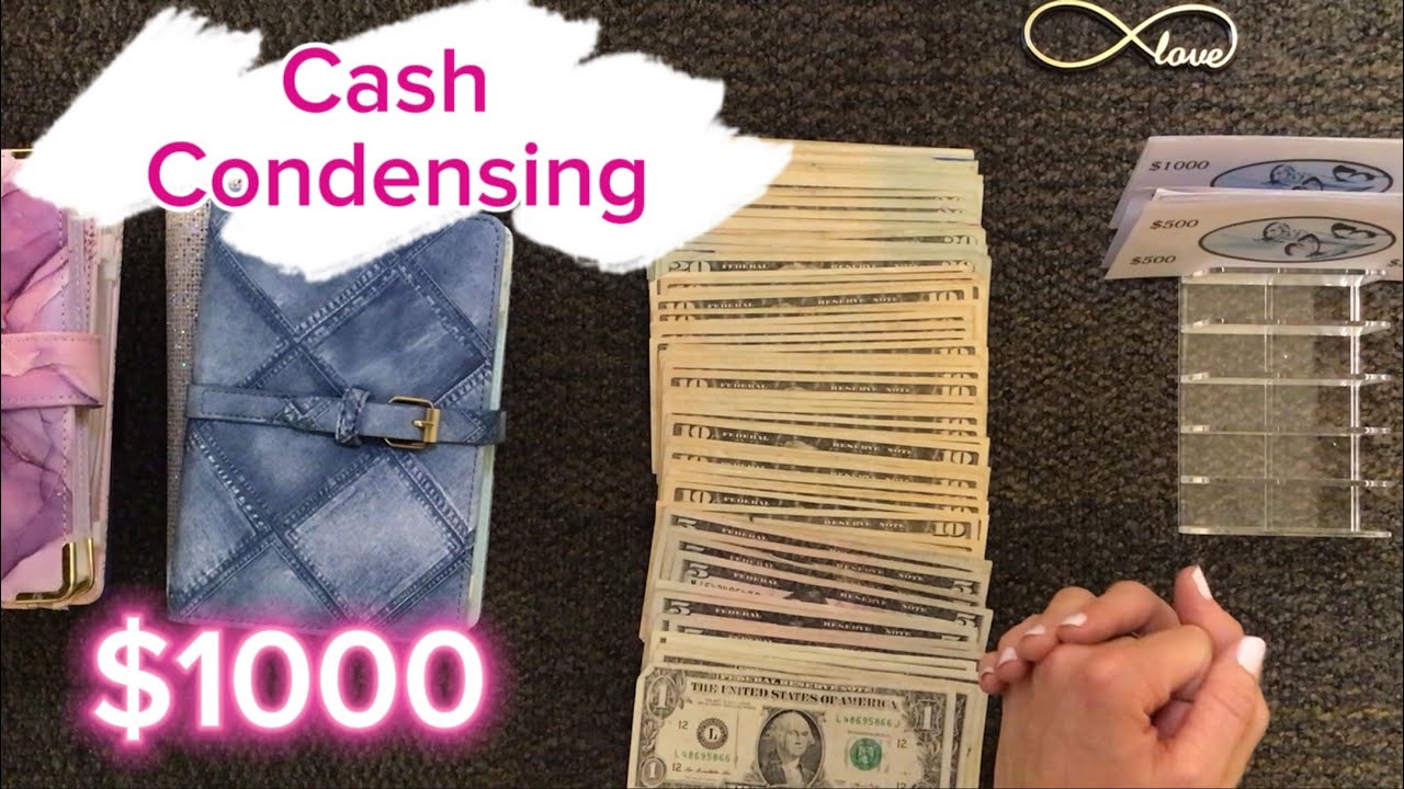 Cash Condensing | Bill Swap | Using My $1000 Placeholders - YouTube