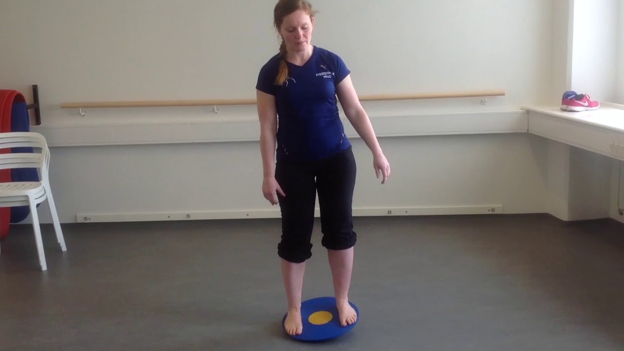 GENOPTRÆNINGSØVELSER FOR ANKELLED ! - YouTube