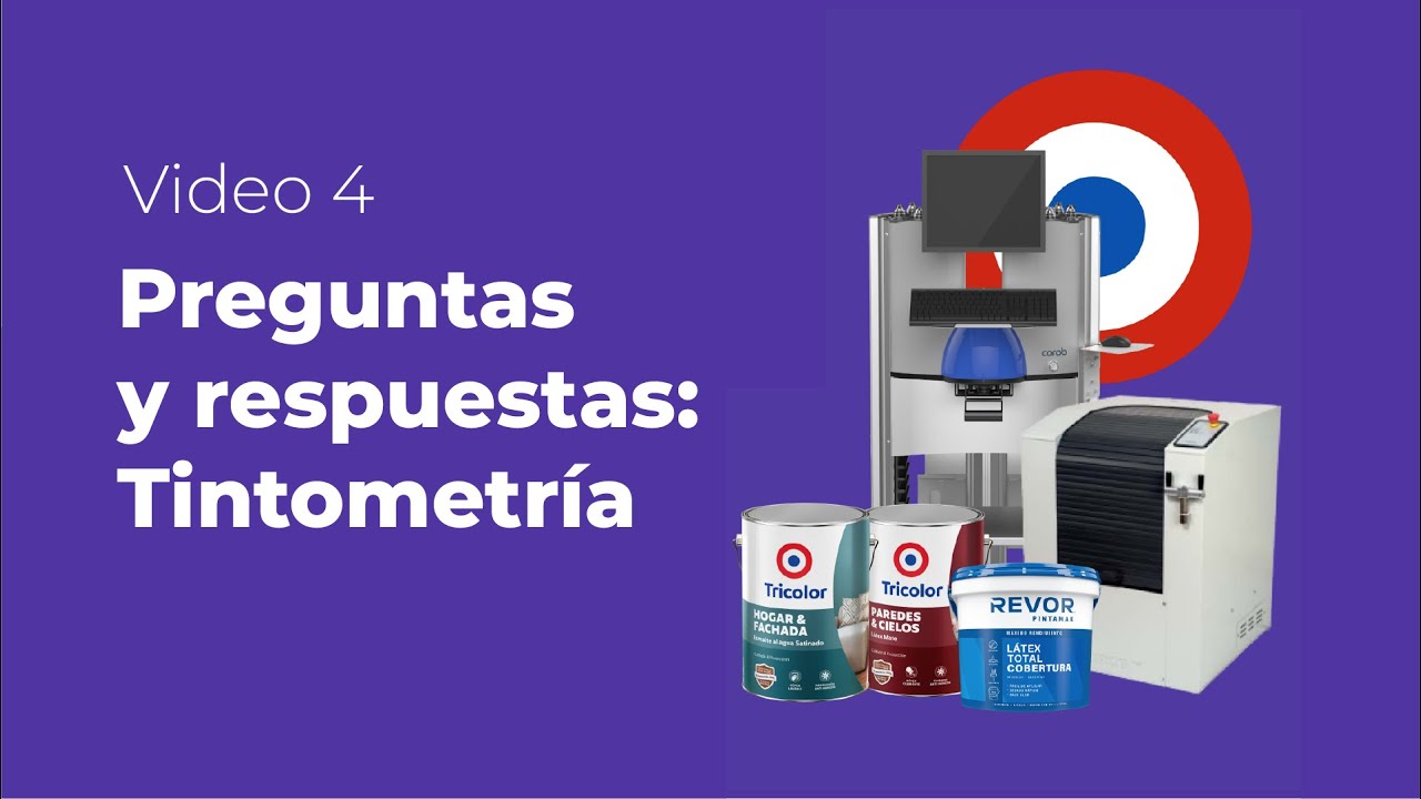 Preguntas y respuestas: Tintometría - YouTube