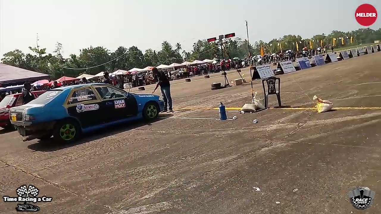 Time racing a car 2017 in Sri Lanka || Motor Car racing event ...