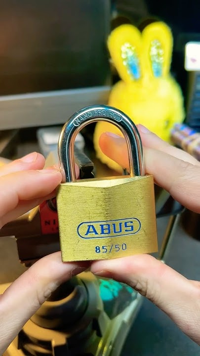 Abus 85 raked open - YouTube