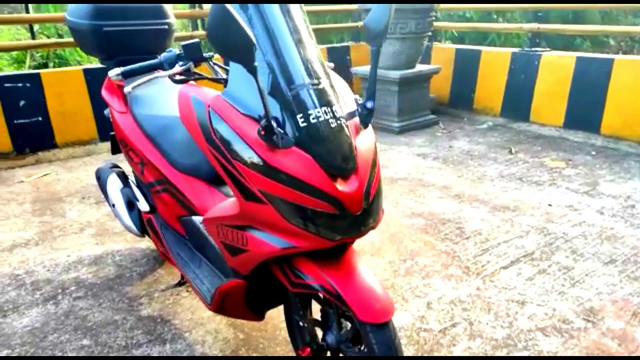 PCX merah Doff 2018 - YouTube
