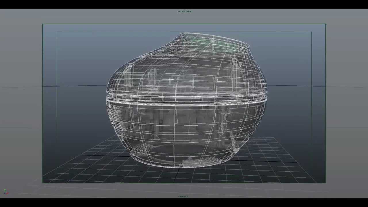 Maya Wireframe Animation - YouTube