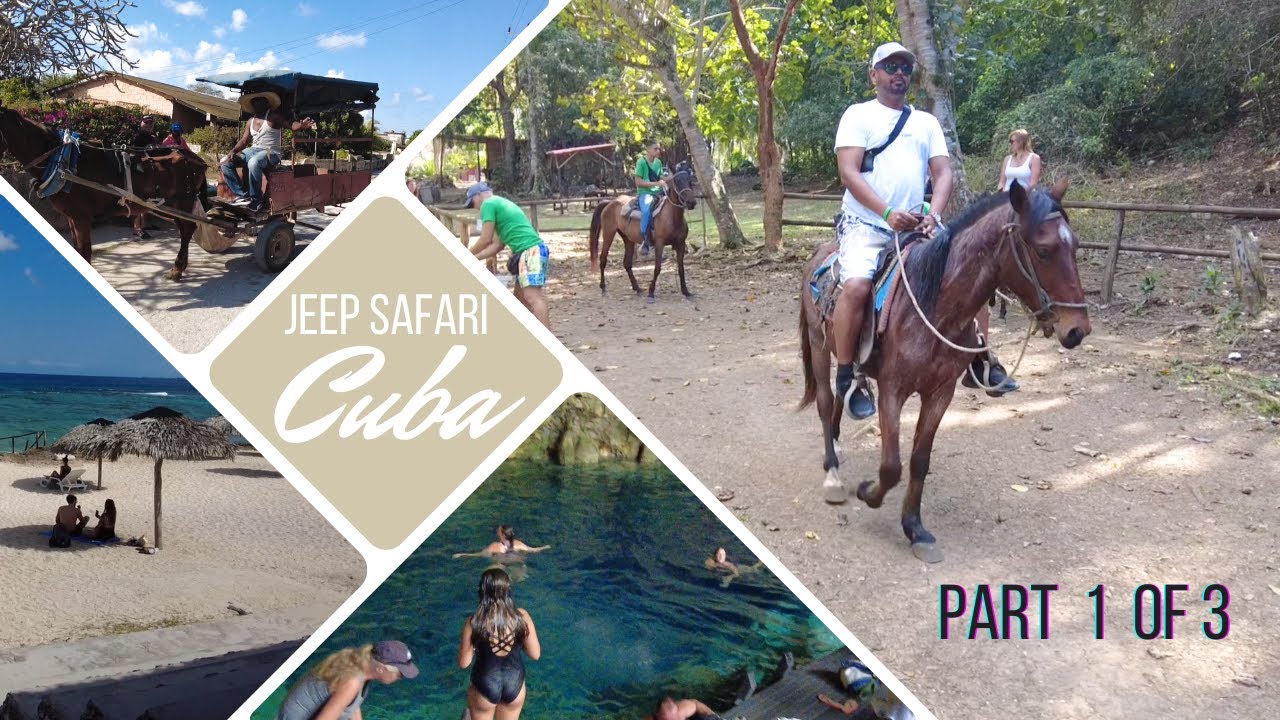 Jeep Safari Yumuri day tour in Veradero Cuba (part 1 of 3) - YouTube