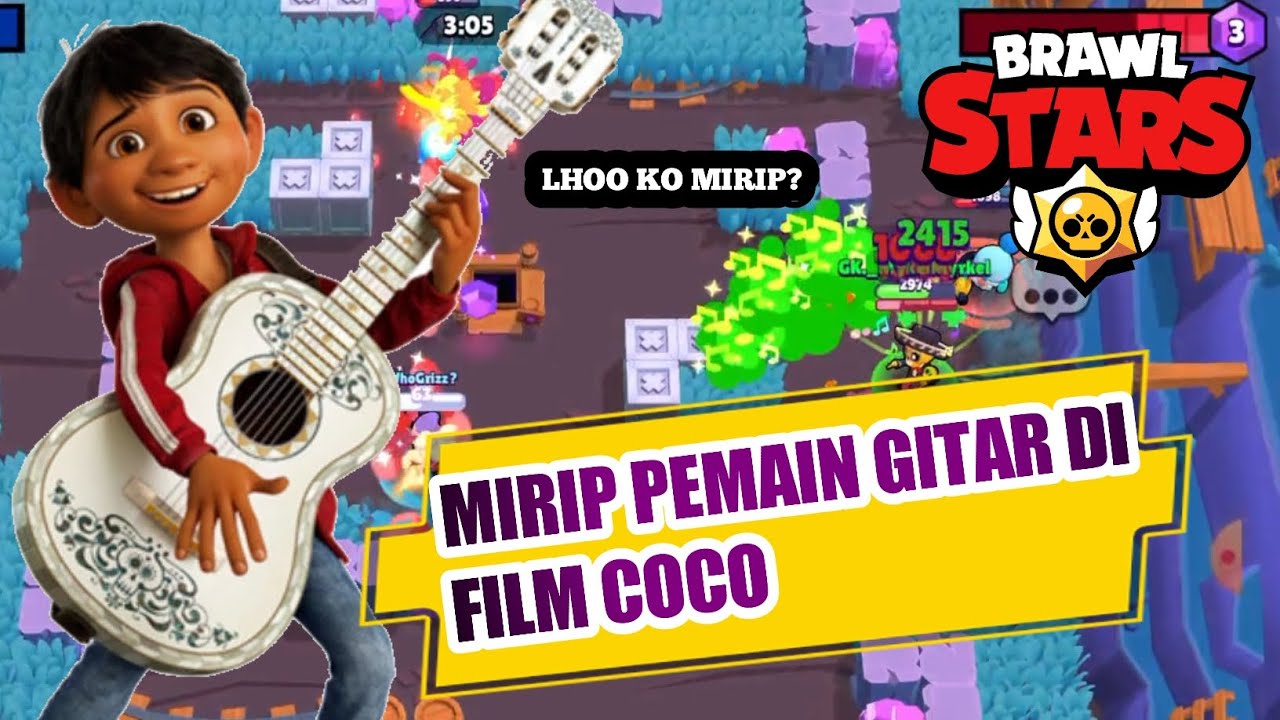 BRAWLERS YANG KATA NYA MIRIP DI FILM COCO | BRAWL STARS | FULL GAMEPLAY ...