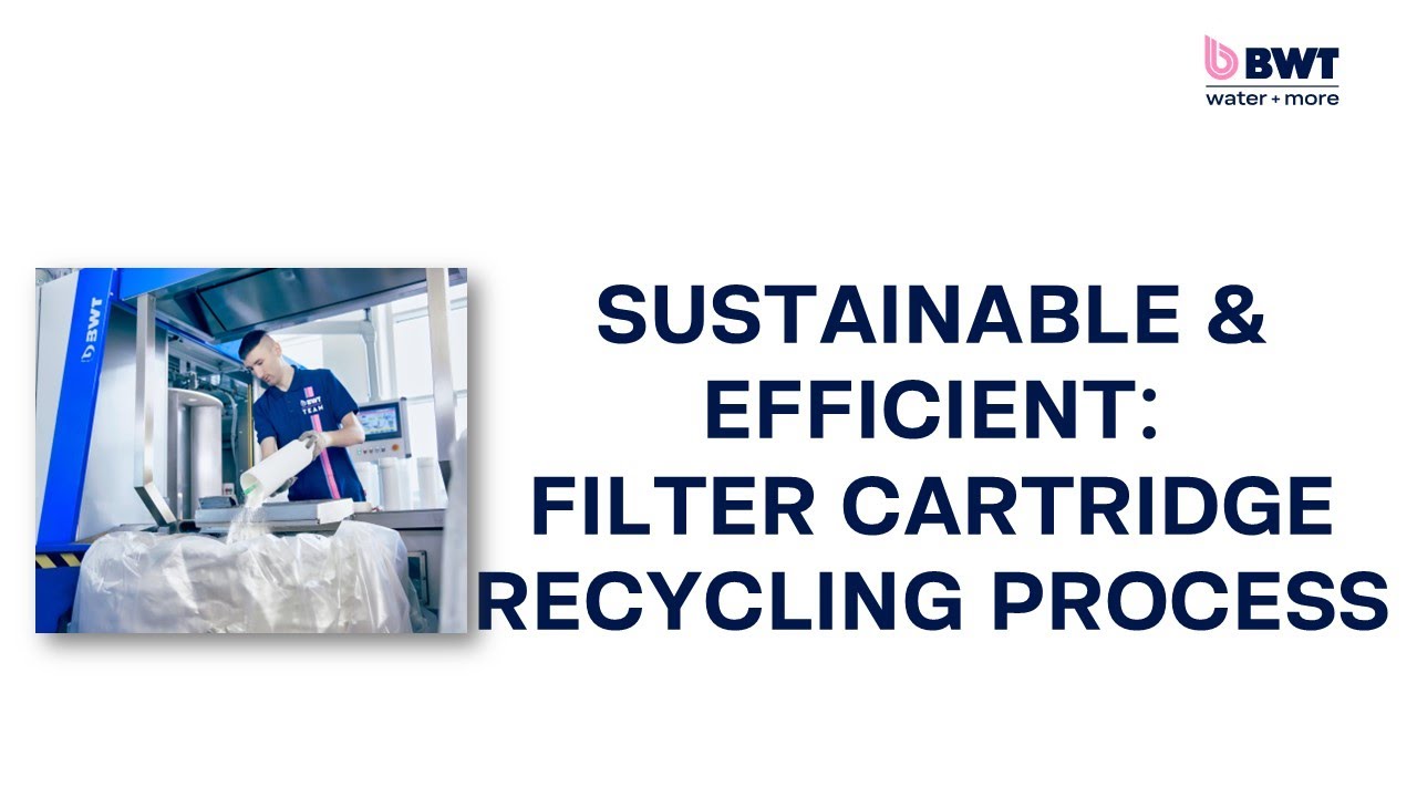 Sustainable & efficient: The BWT water+more filter cartridge recycling ...