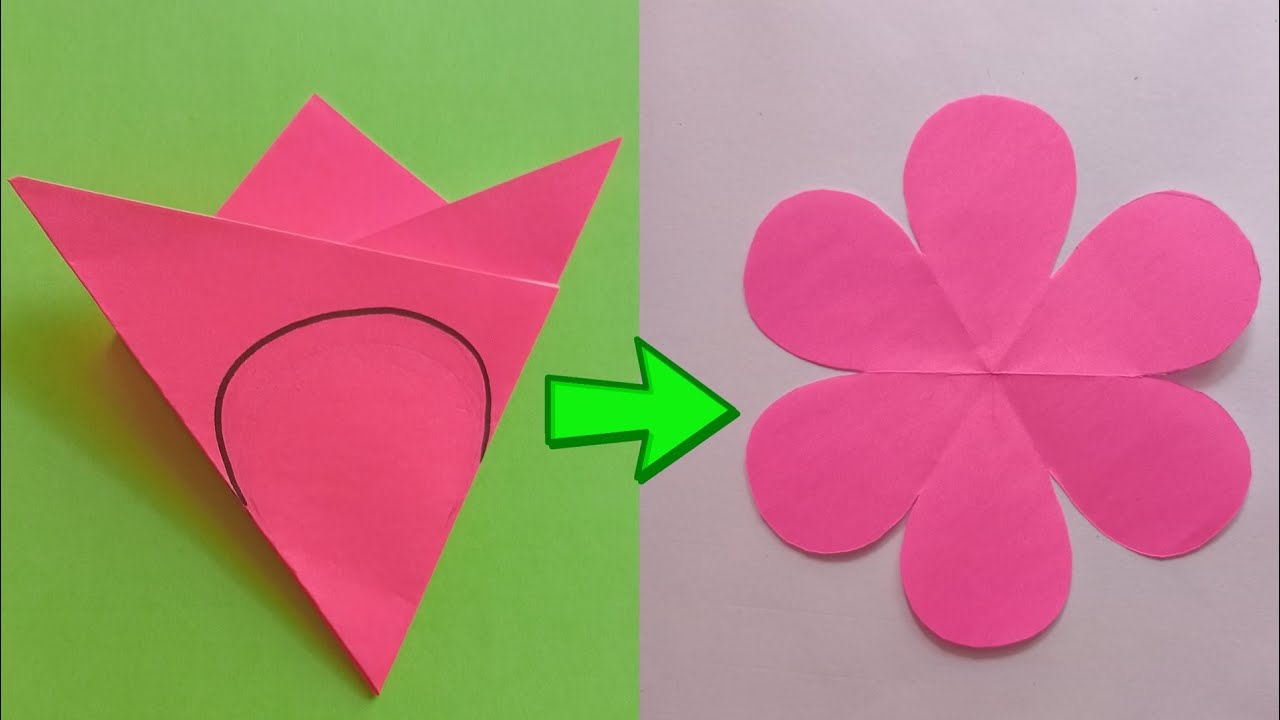 Pola Kelopak Bunga dari Kertas Origami - Easy Tutorials - YouTube
