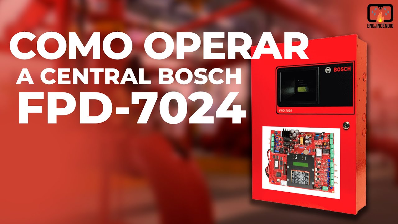 COMO OPERAR A CENTRAL BOSCH FPD-7024 - YouTube