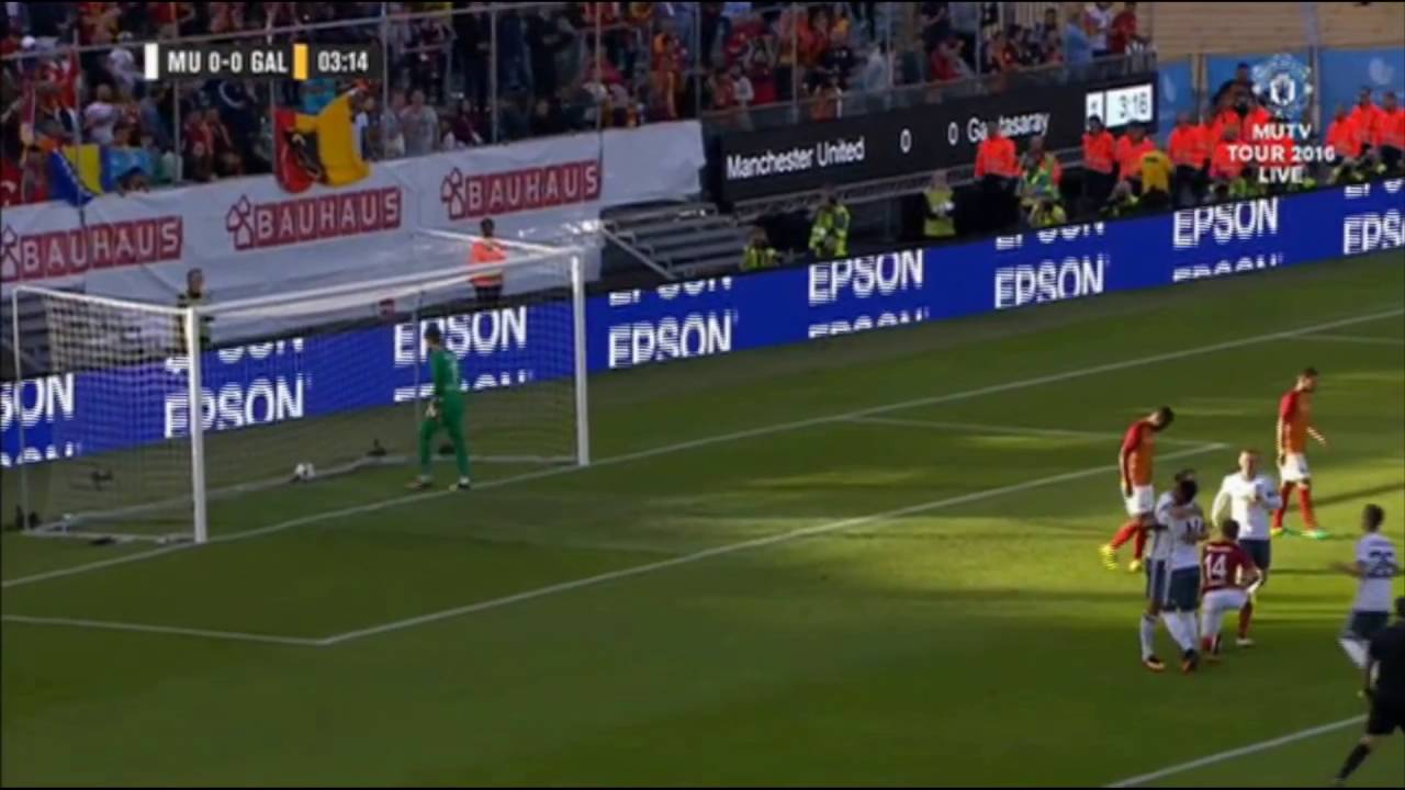 Welcome to MU Ibra!! Zlatan Ibrahimovic First Goal At MU - YouTube