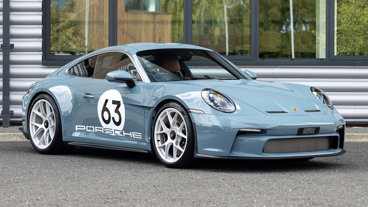 Porsche 911 (992) S/T - Shore Blue Metallic - Walkaround (4K) - YouTube