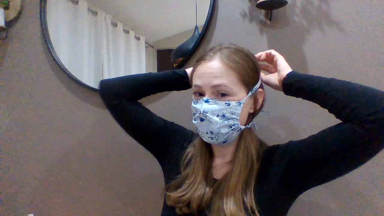 Multi Purpose Face Mask from 2 Rectangles - YouTube