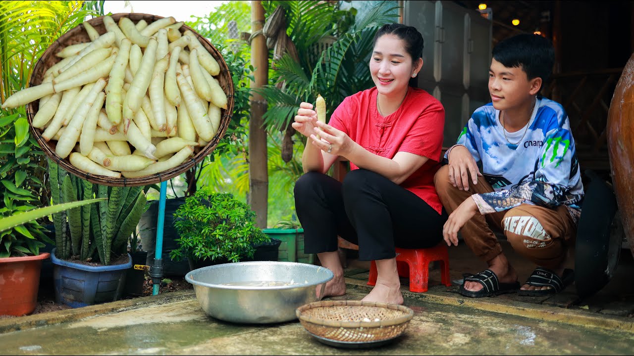 Arrowroot is good for my soup today | How to arrowroot is cooked for ...