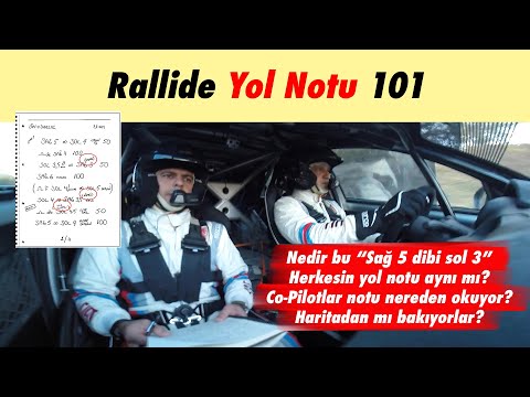Rallide Yol Notu 101 | Ne demek bu sağ 5 dibi sol 3 kesme?