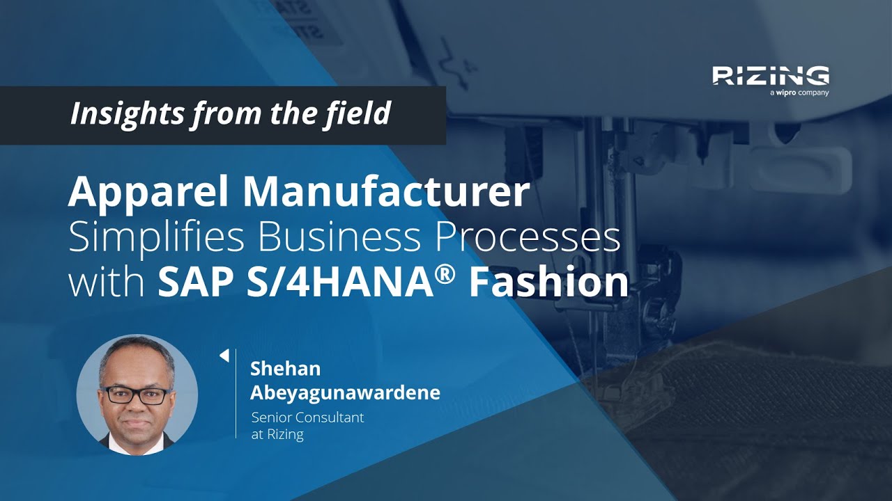 SAP S/4HANA Fashion Manufacturing Use Cases: Simplifying Procurement ...