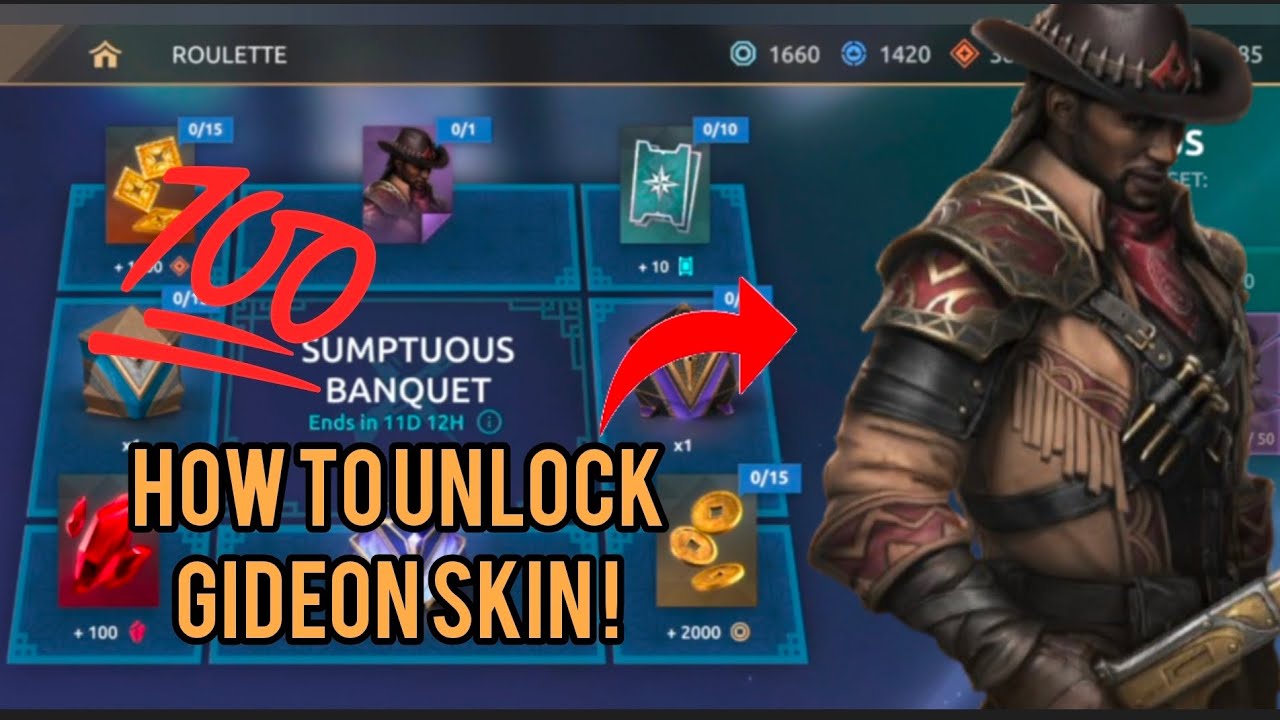 How to Unlock Gideon new SKIN in event || Shadow Fight 4 Arena - YouTube