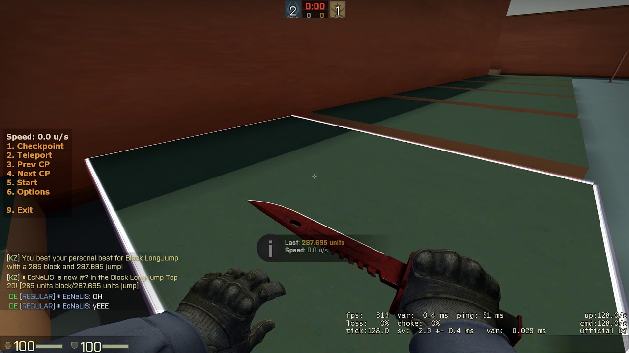 Raw footage of my first 285 block! - YouTube