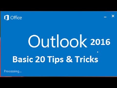 Outlook 2016 Top 20 Tips and Tricks | Outlook 2016 Tutorial for ...
