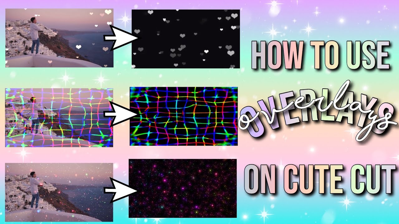 HOW TO USE OVERLAYS ON CUTE CUT PRO - YouTube
