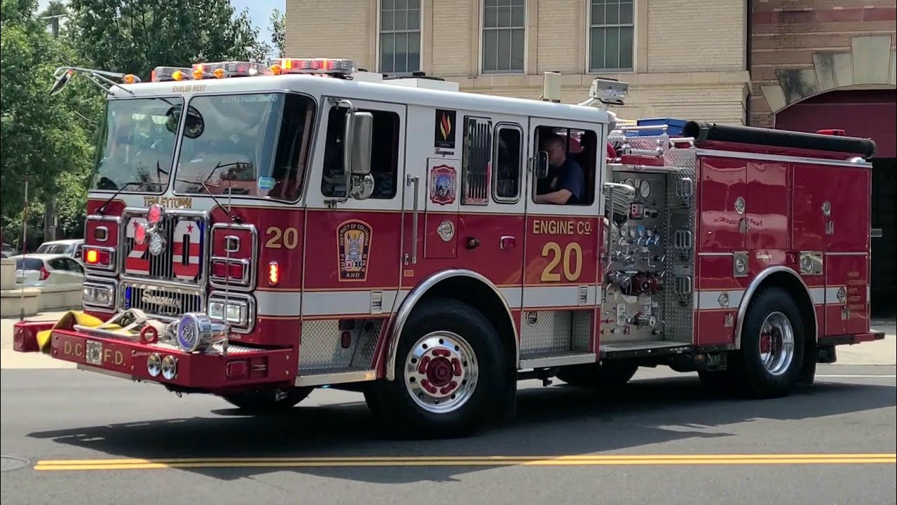 DCFD Engine 20 Responding 7-23-2025 - YouTube