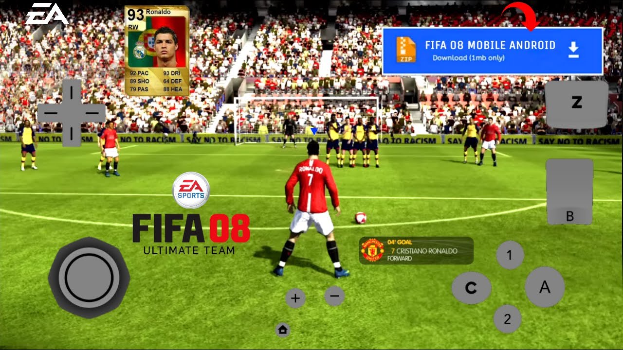FIFA 08 MOBILE OFFLINE ANDROID GRÁFICOS PS3 REMASTERIZADO - YouTube