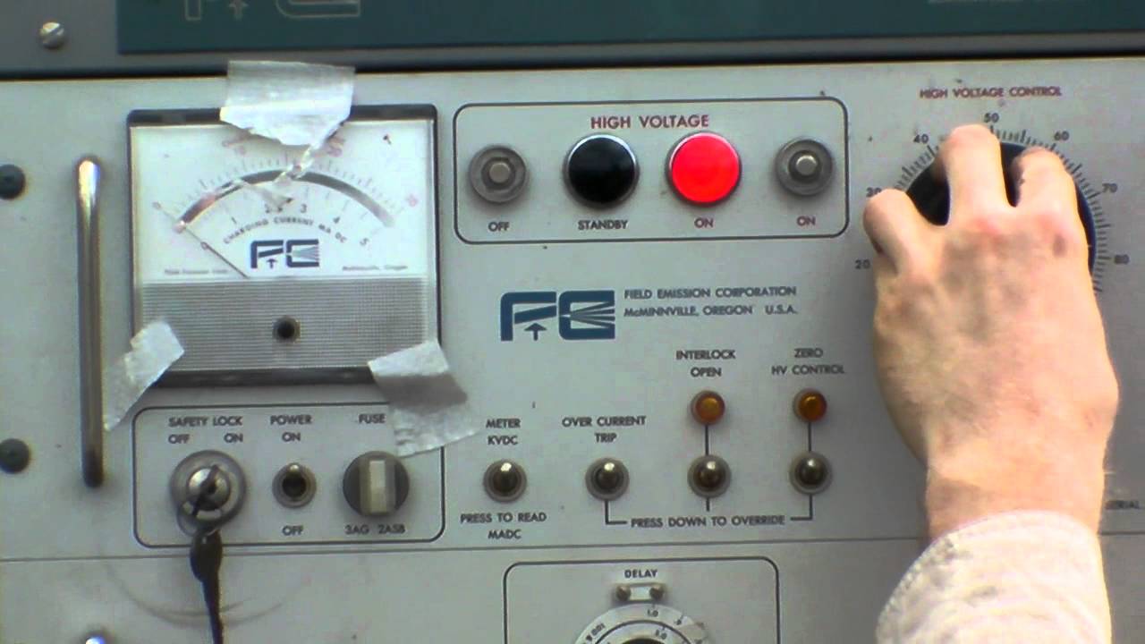 Flash X-ray trigger test - YouTube