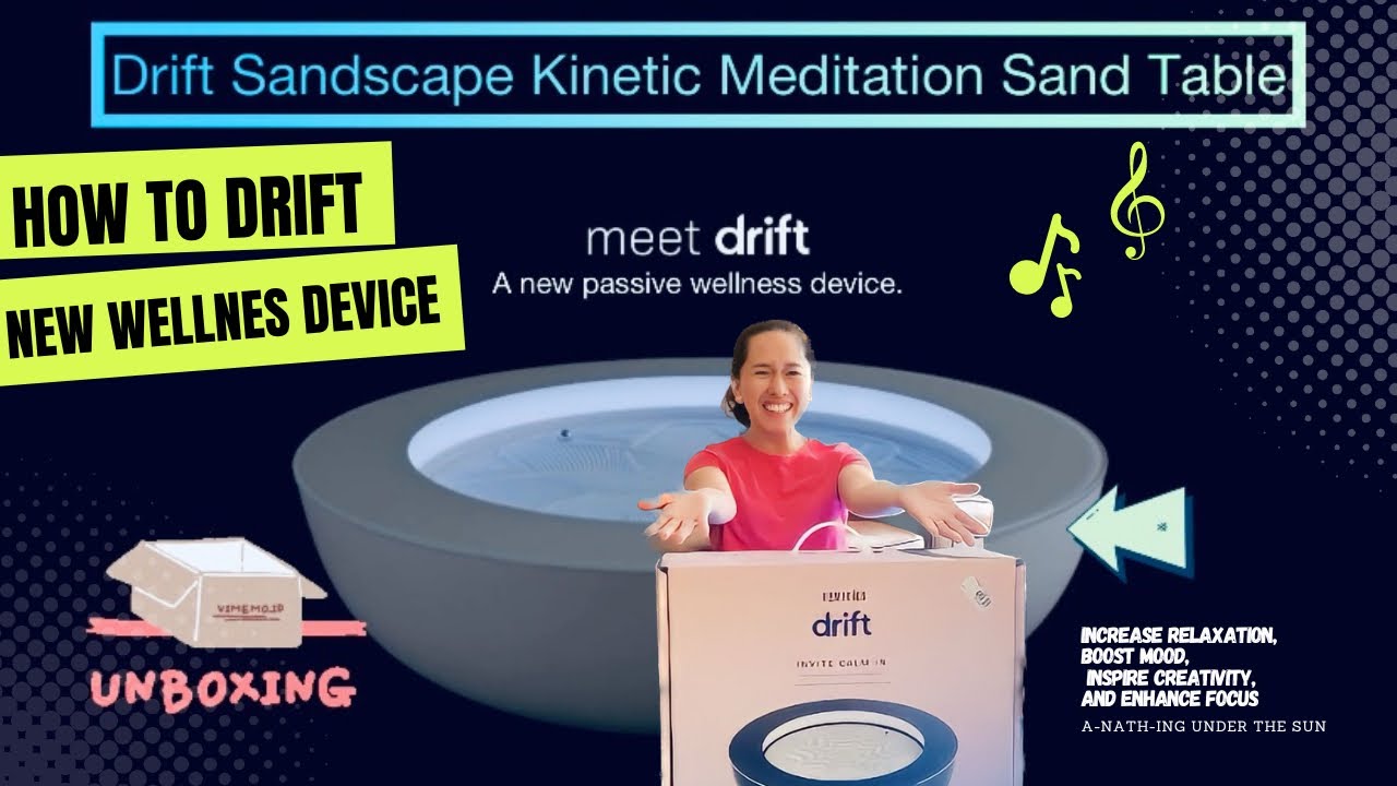 DRIFT SANDSCAPE KINETIC MEDITATION SAND TABLE 🎶🎵 ♥️ UNBOXING || Thank ...