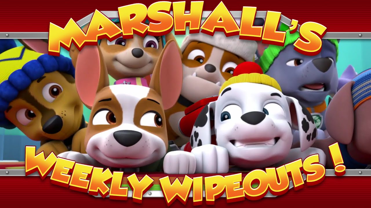 Marshall's Weekly Wipeouts! (Season 3 - The Pups' Winter Wonder Show ...
