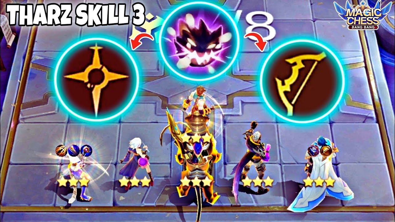 COMMANDER THARZ SKILL 3 - NEW THARZ - EASY WIN COMBO MAGIC CHESS - YouTube