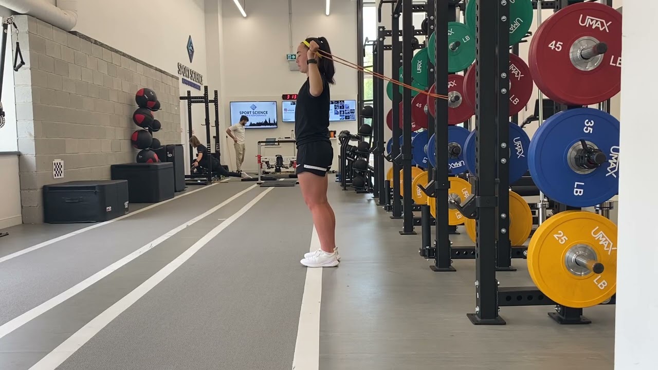 Shoulder Internal Rotation at 90 degrees Abduction - YouTube