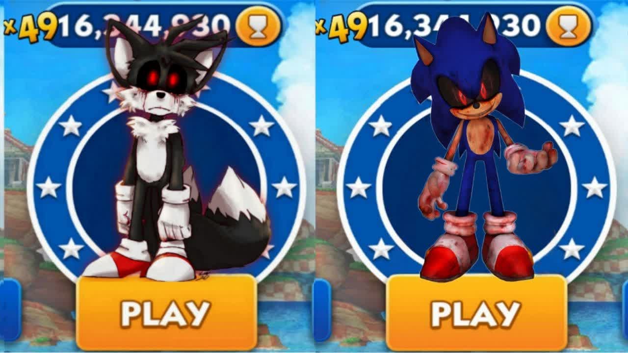 Sonic Dash - Tails EXE VS Sonic EXE _ Movie Sonic vs All Bosses Zazz ...