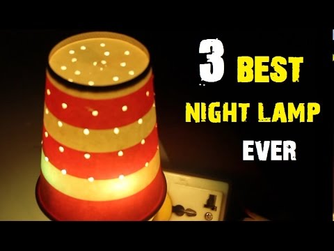 3 Awesome ways to Make a simple Night Lamp [DIY] - YouTube