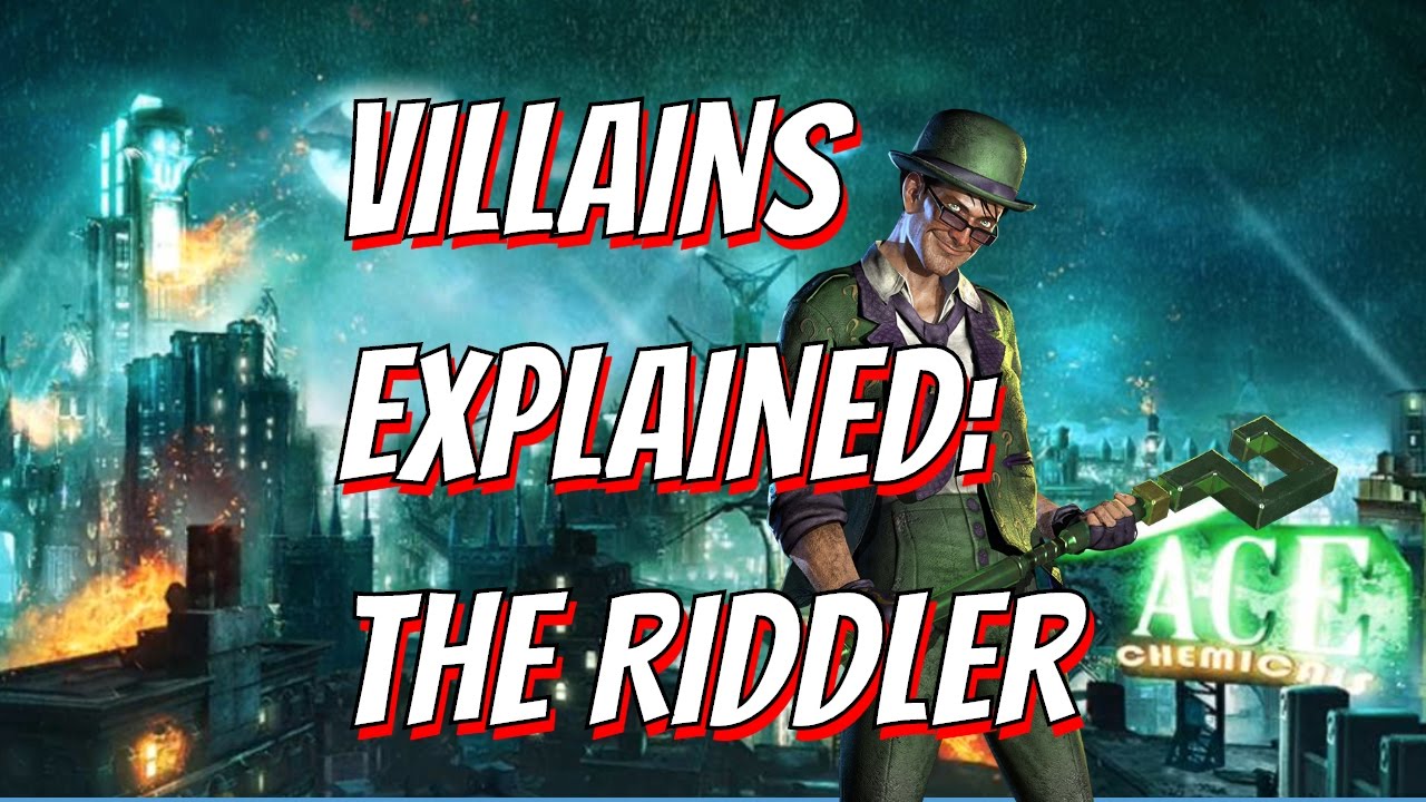 Batman Arkham Underworld || Assessing Supervillains: The Riddler - YouTube