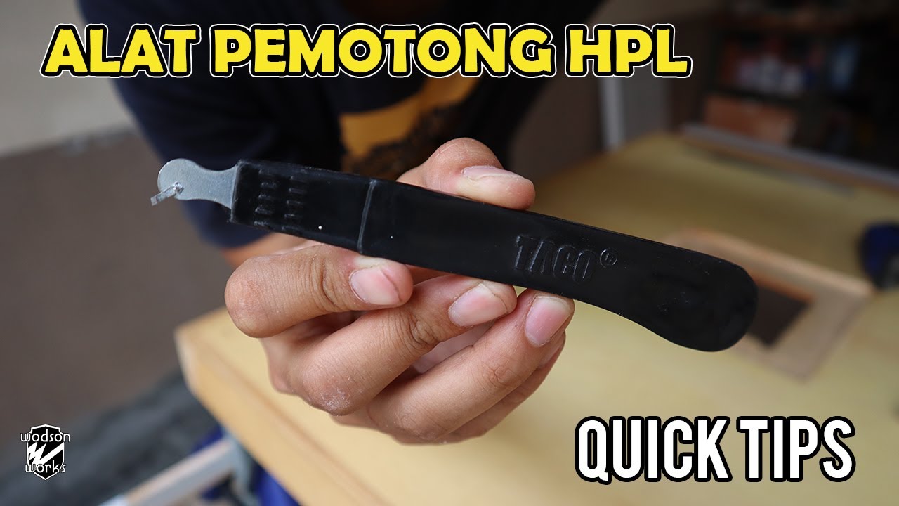 Cara Memotong HPL dengan Mudah || Quick Tips || How to Cut High ...