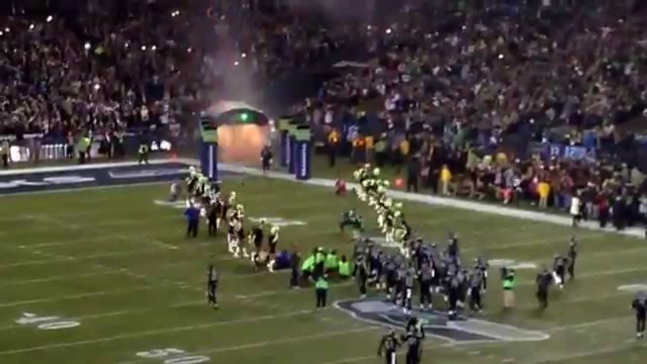 Seahawks Player Intros - SEAvsCAR Playoffs - YouTube