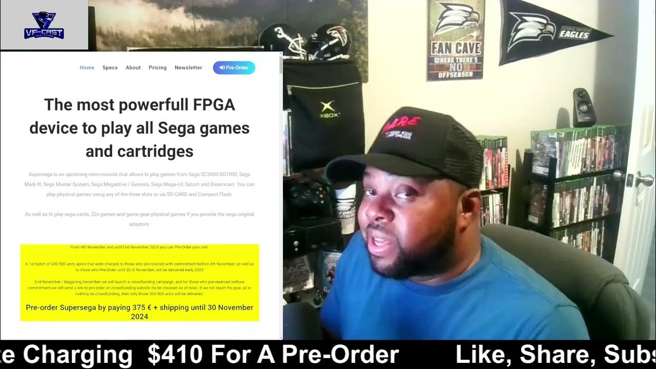 SuperSega FPGA Site Charging $410 For A Pre-Order - YouTube