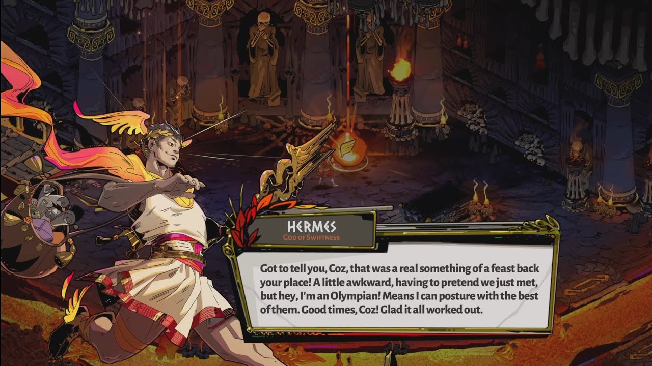 Hermes has got to tell Zag that was a real something of a feast - Hades ...