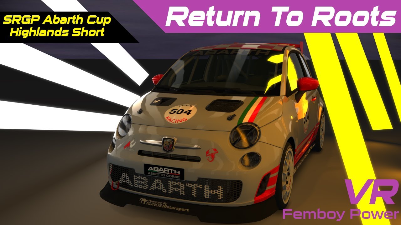 [AC][VR] SRGP Abarth Cup Highlands - Fiat Abarth 500 AC - YouTube